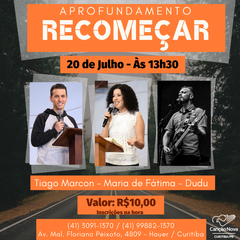 Aprofundamento Recomeçar - 20 de Julho - Curitiba